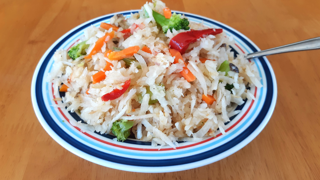 Quick keto "Rice" Without Cauliflower - Janet's delicious low carb kitchen